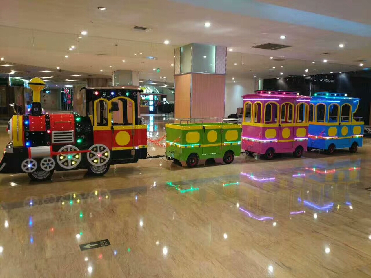 16 seats trackless train rides for USA customers mall business - New Rides