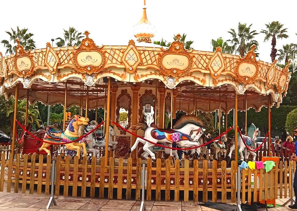 24 Seats Imitation Upper Driven Motorized Carousel for Sale - New Rides